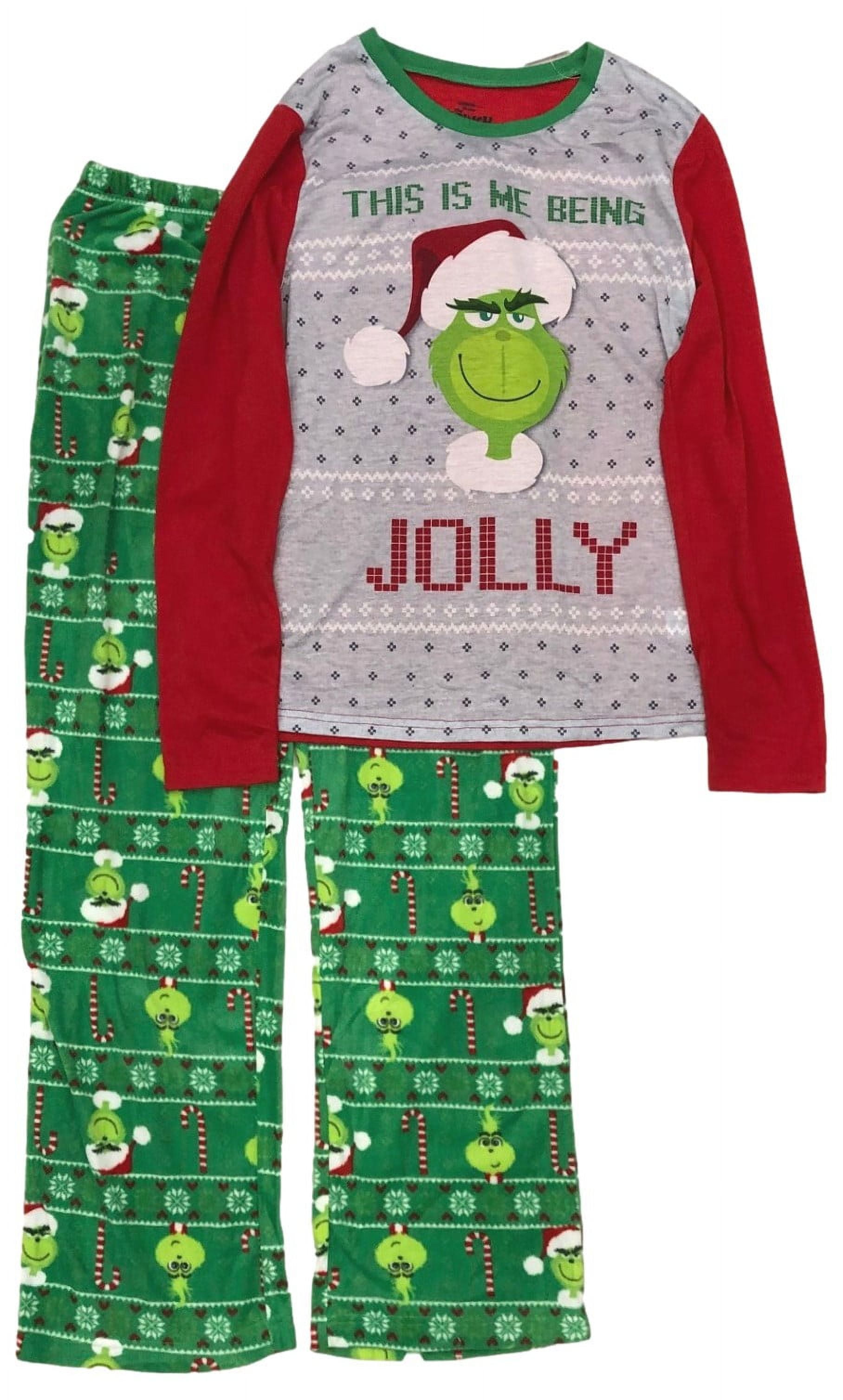 The Grinch Womens This is Me Being Jolly Christmas Pajamas Sleep Set ...