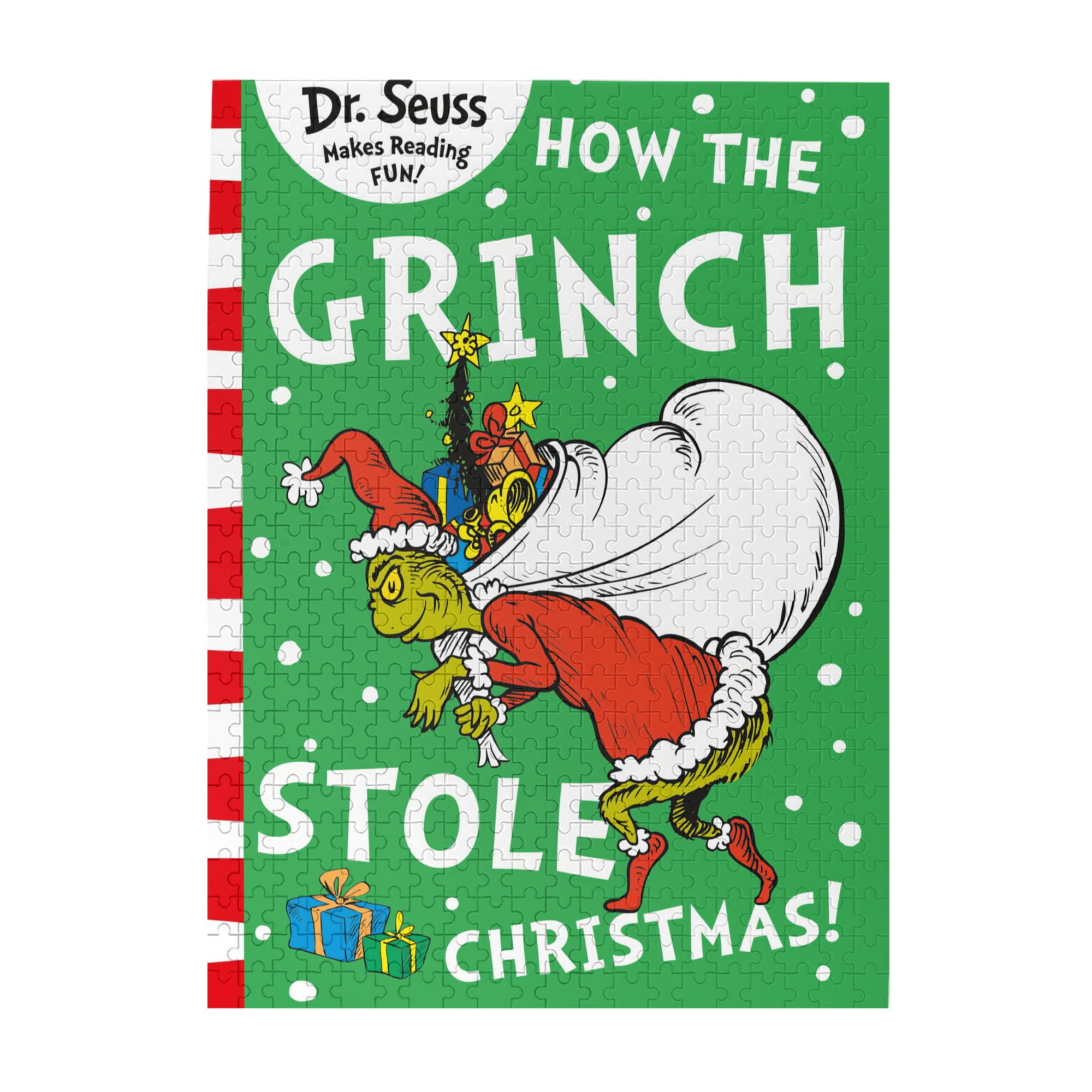 The Grinch Wooden Puzzle 500 PCS in Plastic Box, DIY Jigsaw Puzzle for ...