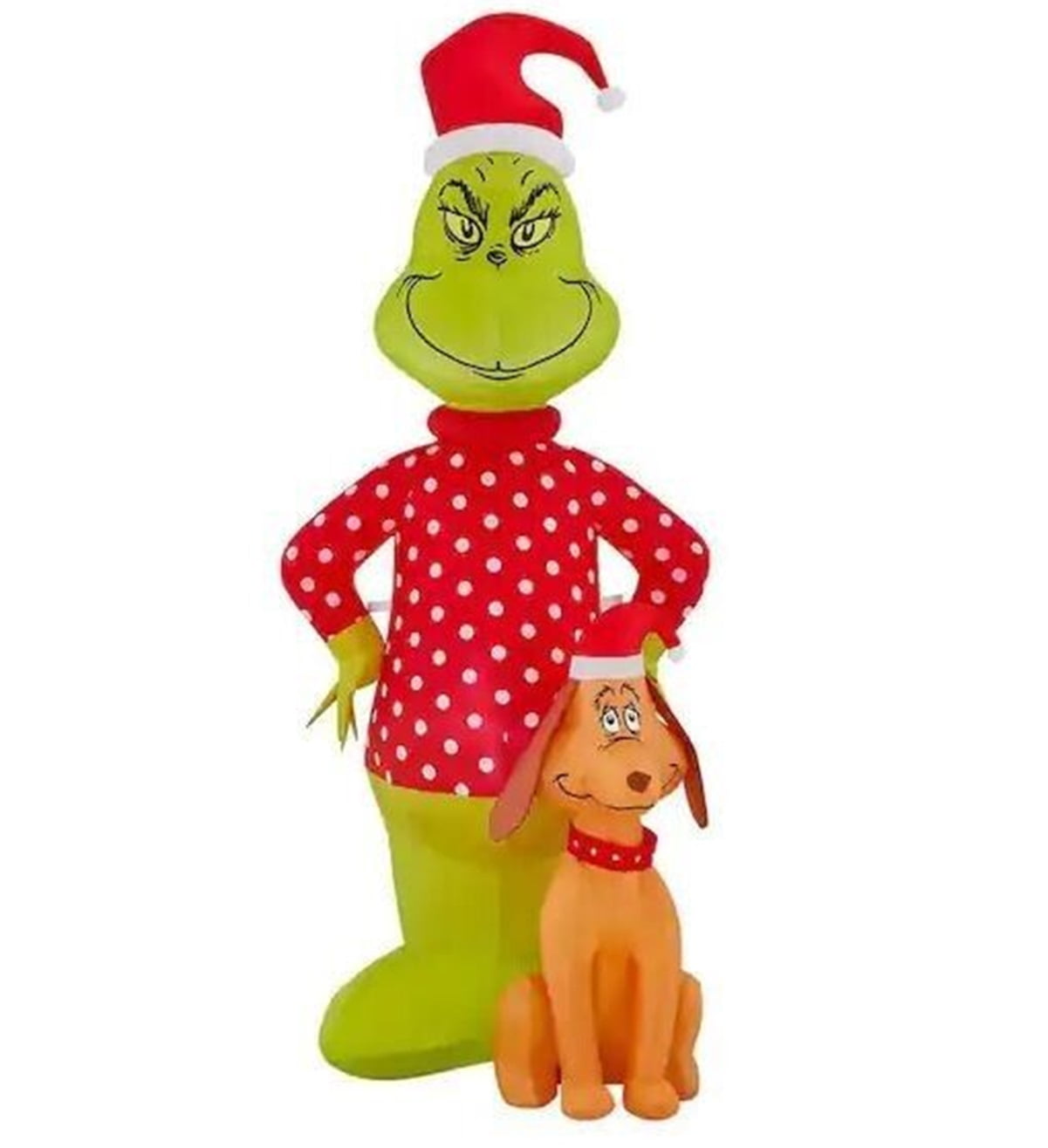 El Grinch y Max Airblown Inflables Navidad, Yard Outdoor Christmas ...