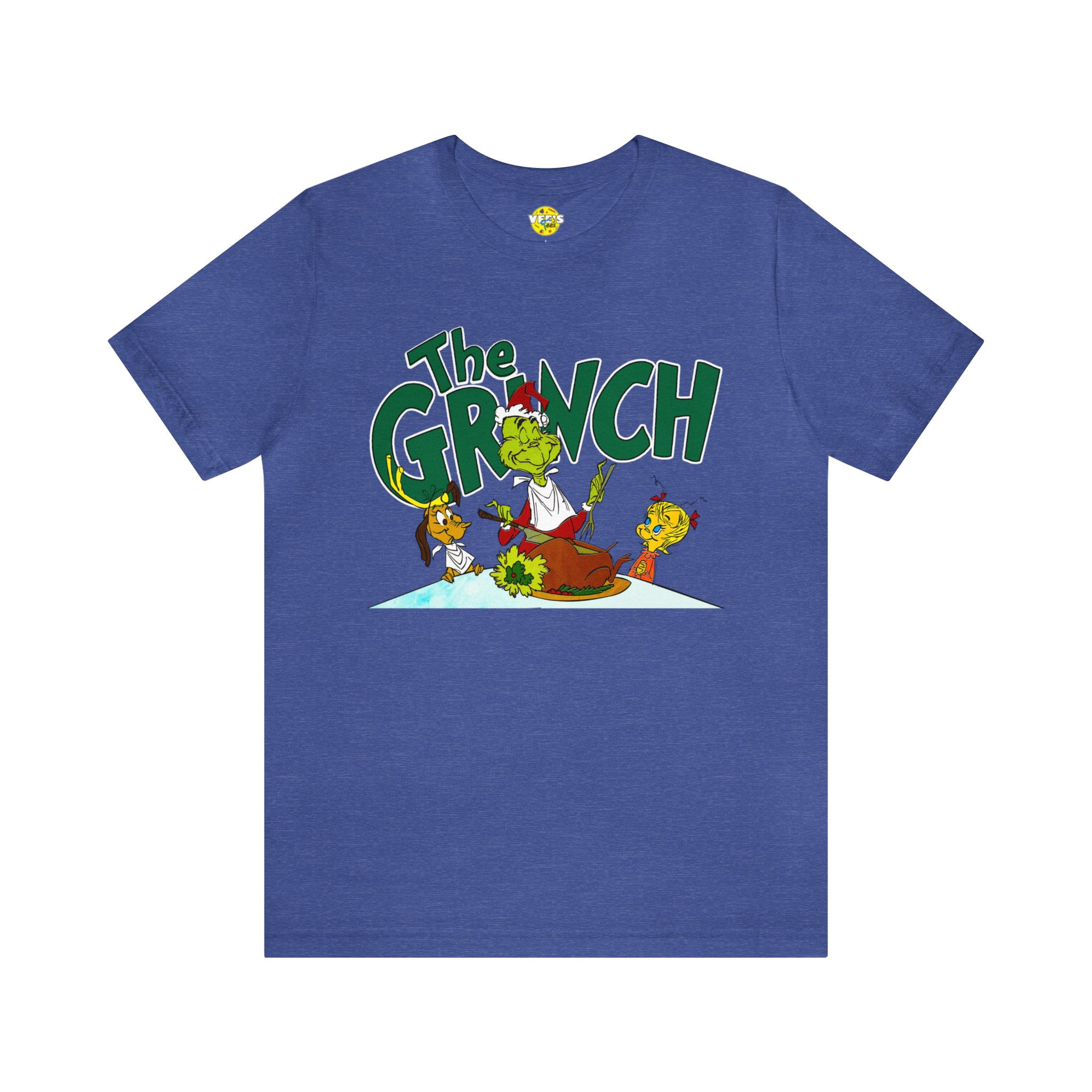 The Grinch cartoon tshirt - Holiday Grinch Christmas table tshirt ...