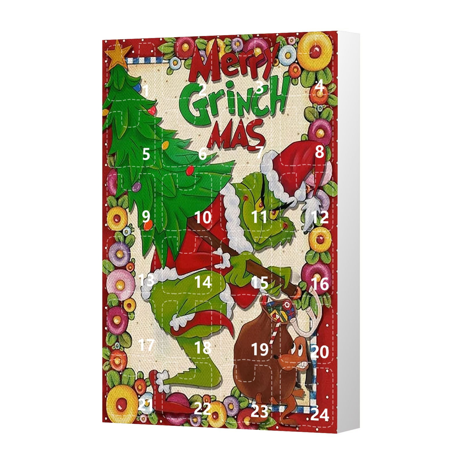 The Grinch's Festive Advent Calendar The Coloring Book Advent Calendar ...