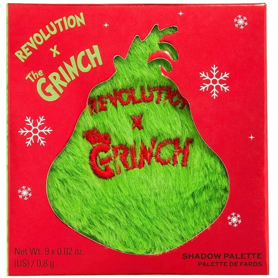 The Grinch x Revolution Mean One Shadow Palette - Walmart.com