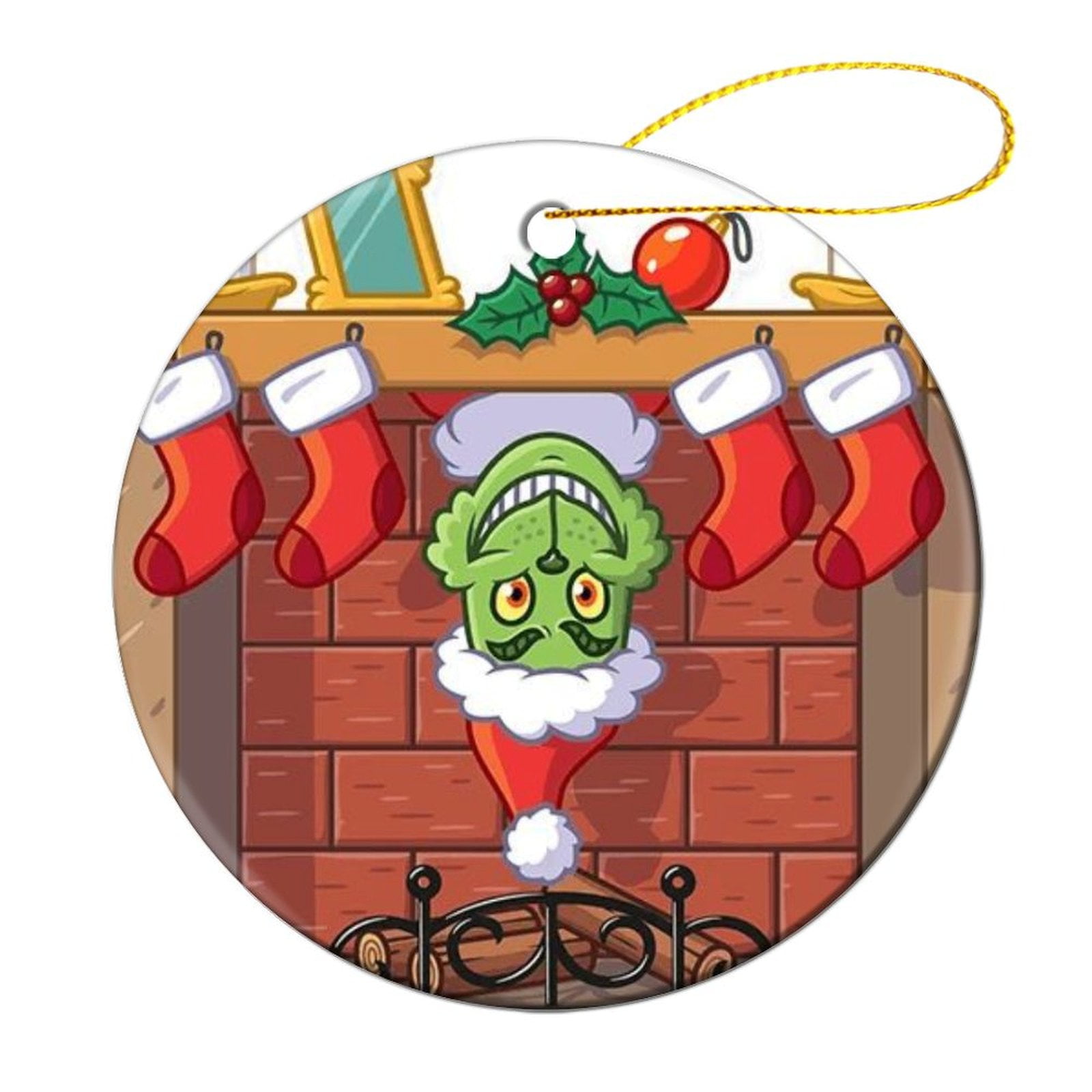 The The -Grinchh Christmas Tree Ornaments Double-Sided Design For Kids Mom Dad Friends Families ...