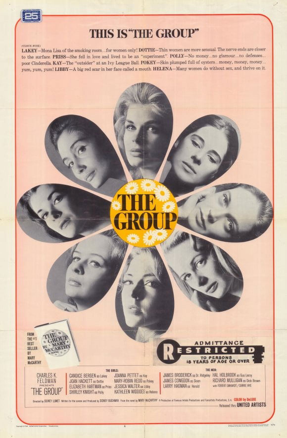 The Group - movie POSTER (Style B) (11" x 17") (1966) - Walmart.com