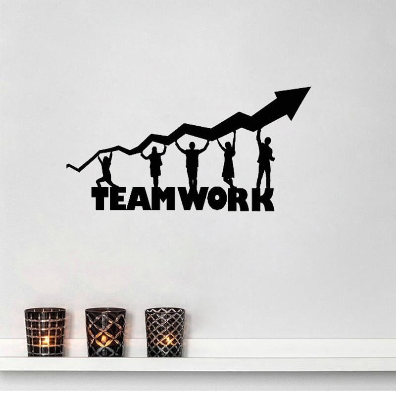 The Growth Curve Teamwork Wall Sticker Company Office Decoration ...