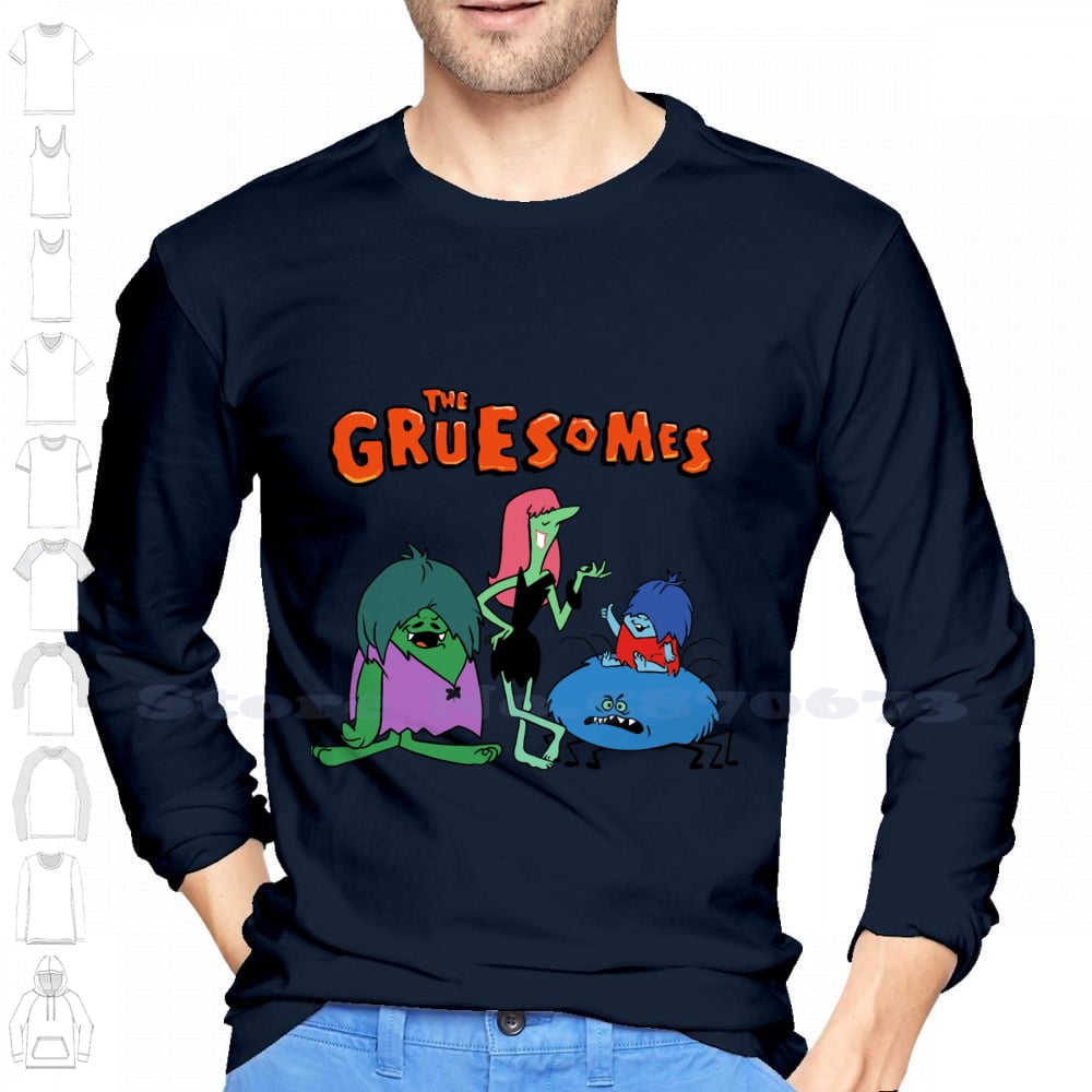 The Gruesomes 100% Pure Cotton T-Shirt Fred Flintstone Old Cartoons ...