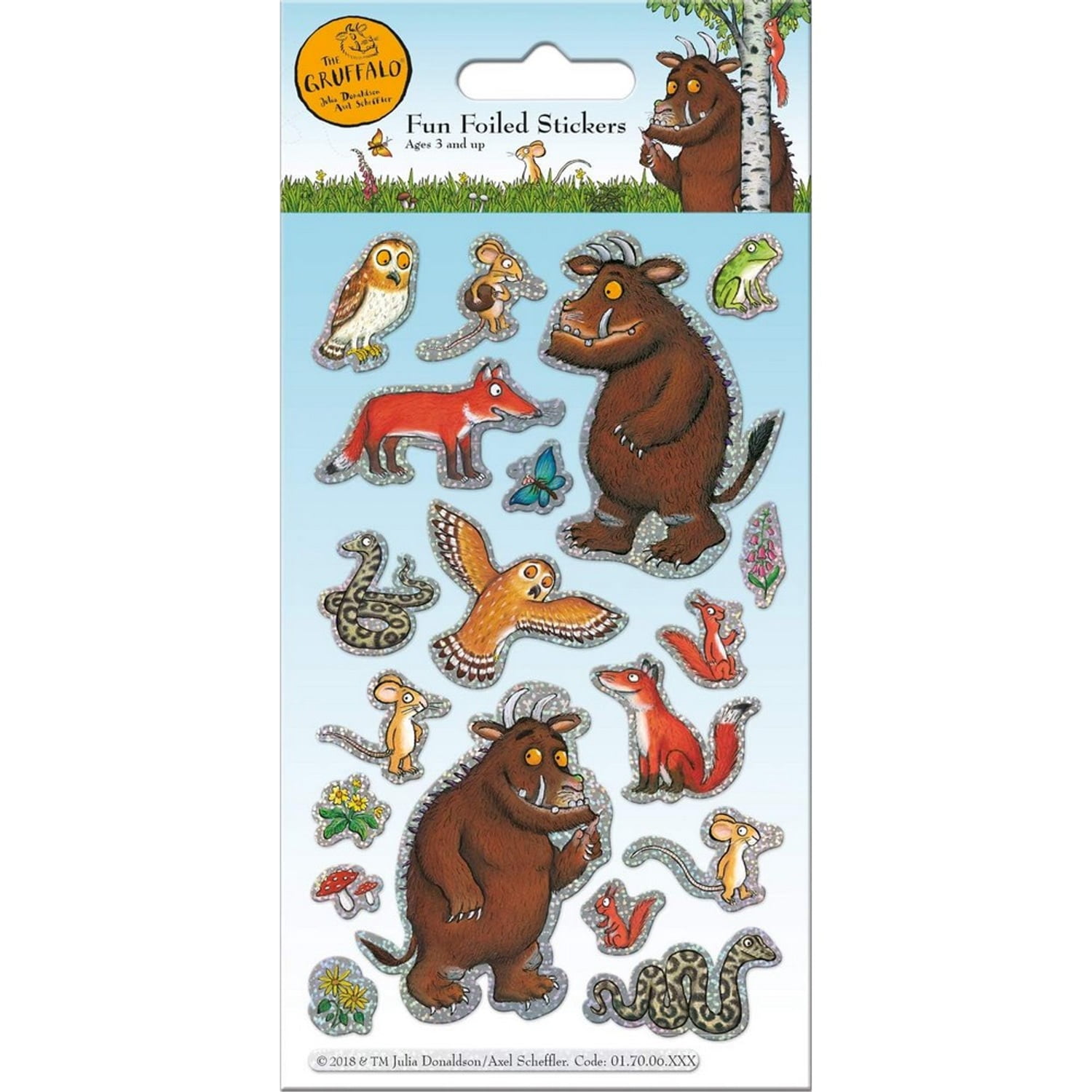 The Gruffalo Reusable Sparkle Stickers - Walmart.com