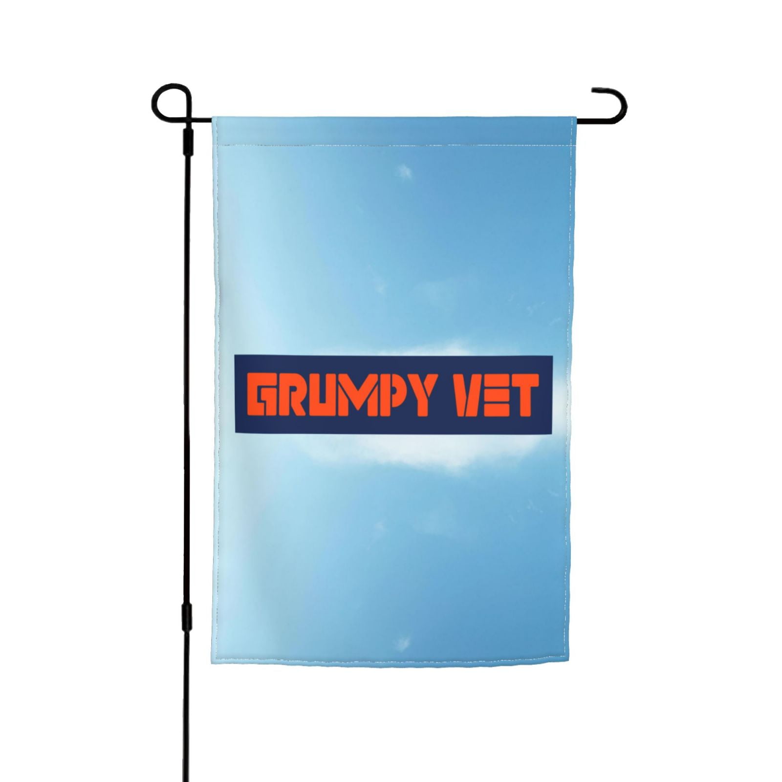 The Grumpy Garden Flag 12x18 Inch, Double Sided Outside Sign Yard Flag ...