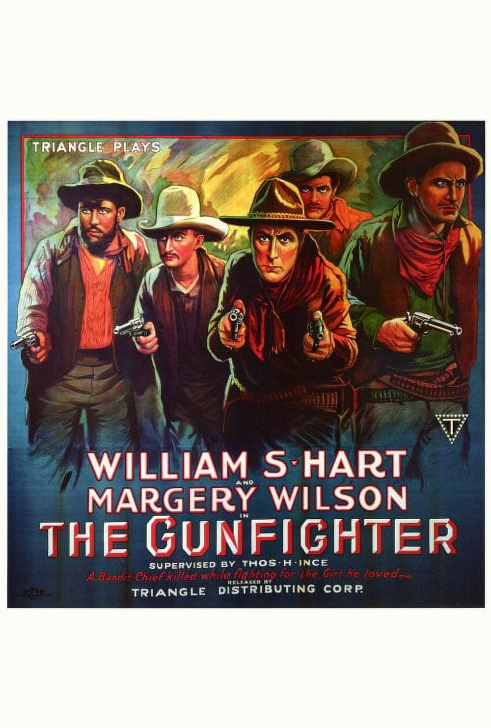 The Gunfighter - movie POSTER (Style A) (27" x 40") (1917) - Walmart.com