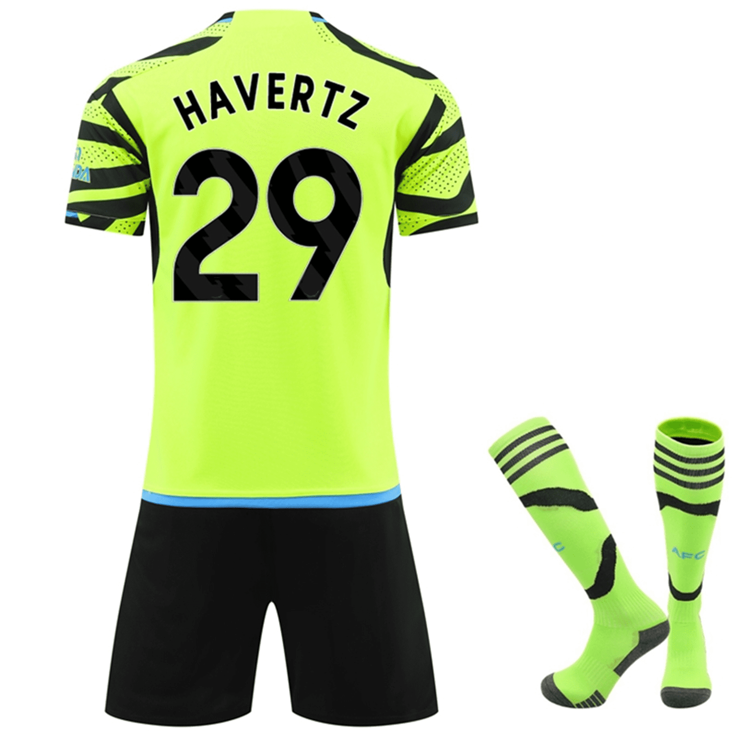 The Gunners 23/24 Authentic #29 Havertz Away Jersey - Yellow - Walmart.com