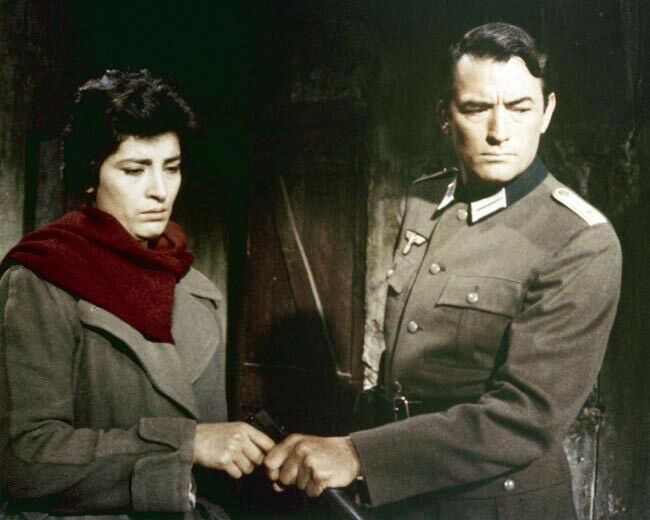 The Guns of Navarone Irene Pappas holds gun Gregory Peck 8x10 inch photo - Walmart.com