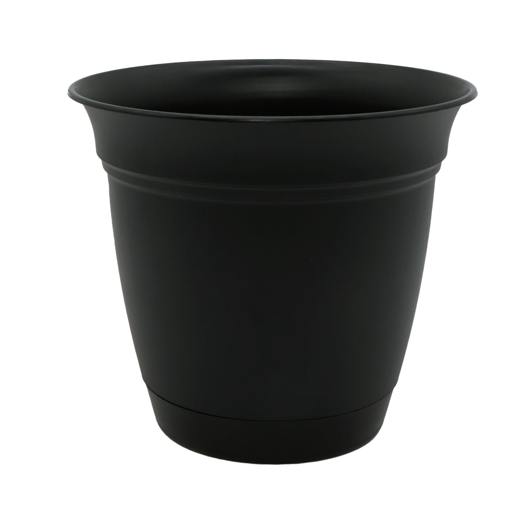 The HC Companies 10 Inch Eclipse Round Planter with Saucer - Indoor ...