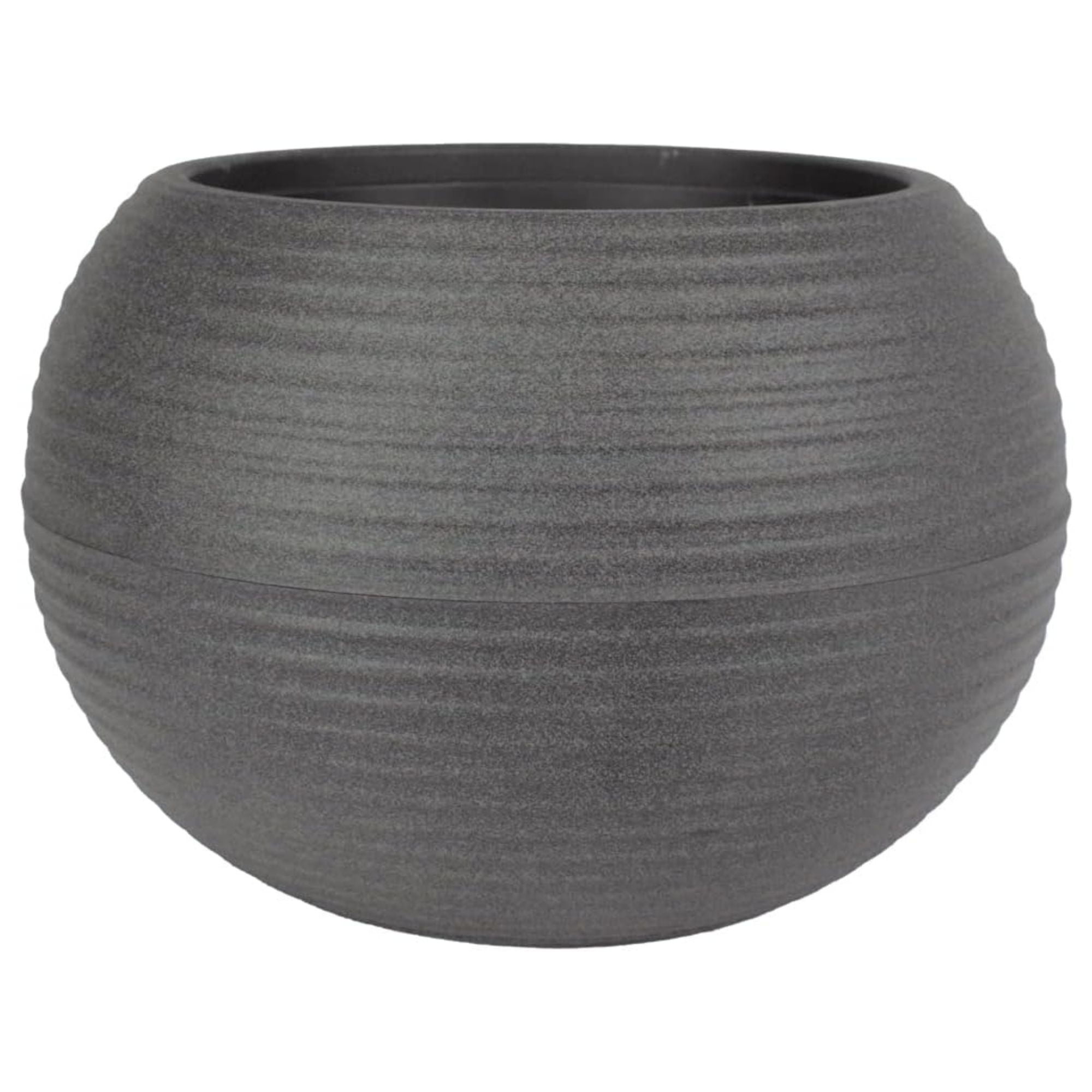 The HC Companies 12 Inch Atlas Sphere Planter, Round Plastic Plant Pot ...
