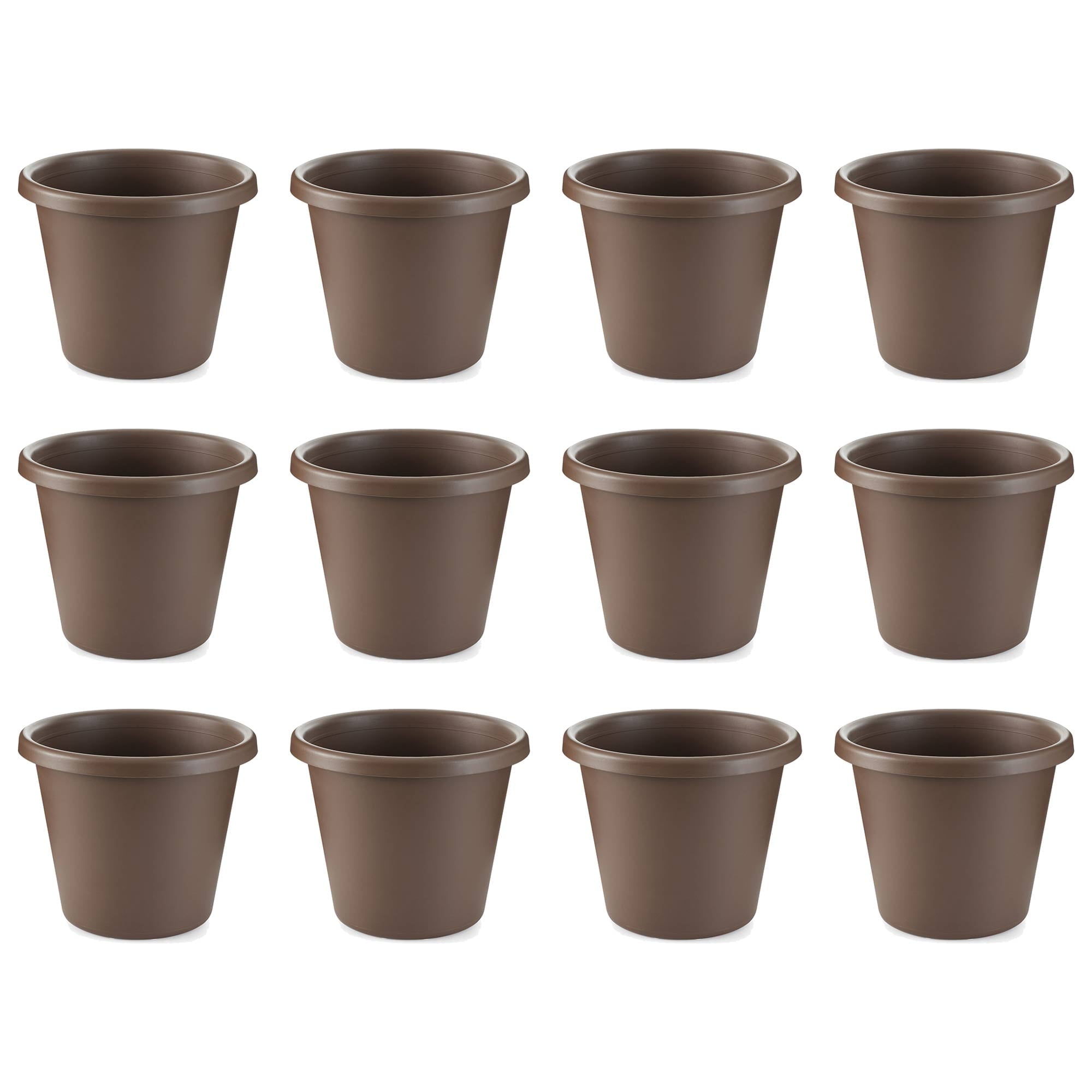 The HC Companies 14 Inch Indoor and Outdoor Classic Flower Pot (12 Pack ...