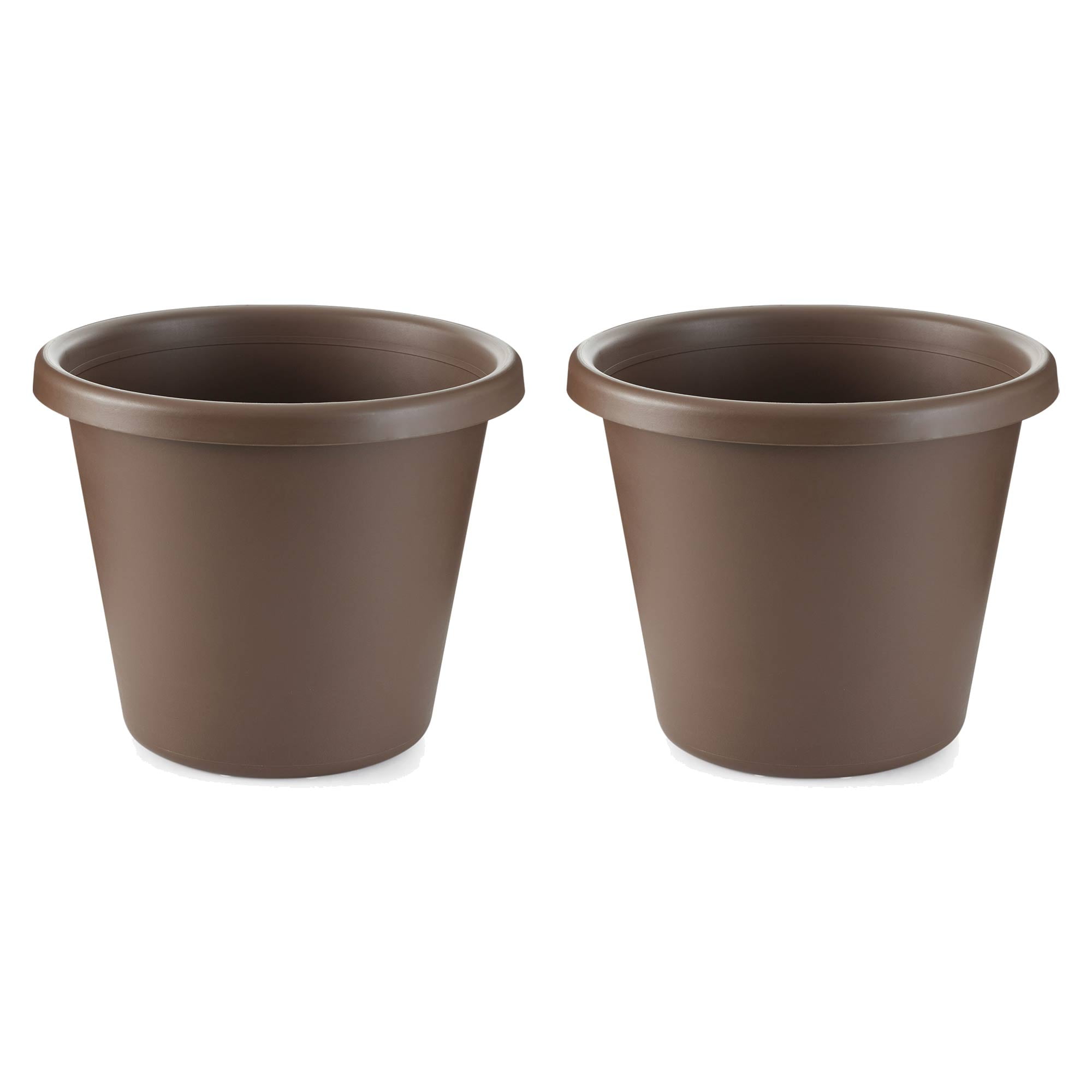 The HC Companies 14 Inch Indoor and Outdoor Classic Flower Pot (2 Pack ...