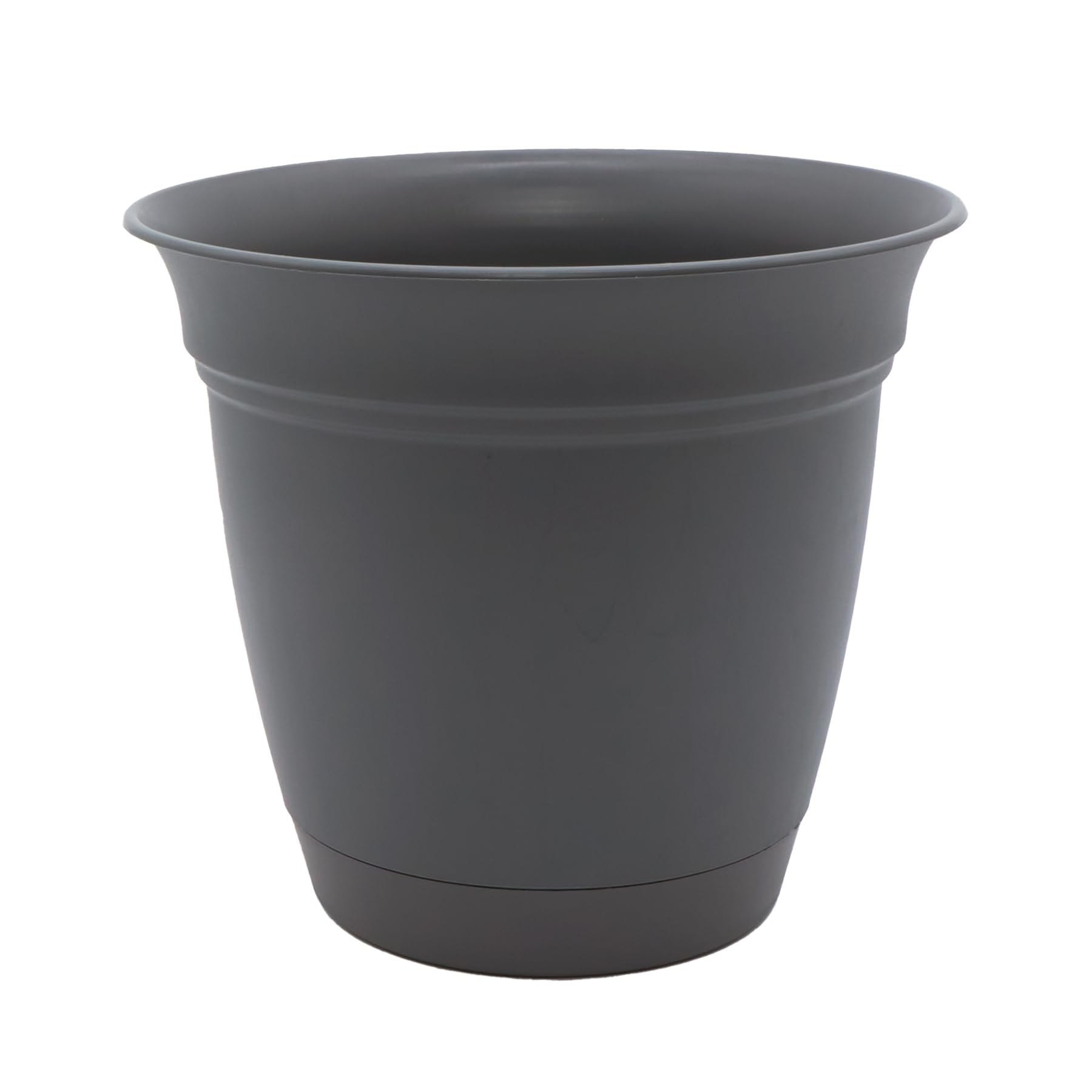 The HC Companies 16 Inch Eclipse Round Planter with Saucer - Indoor ...