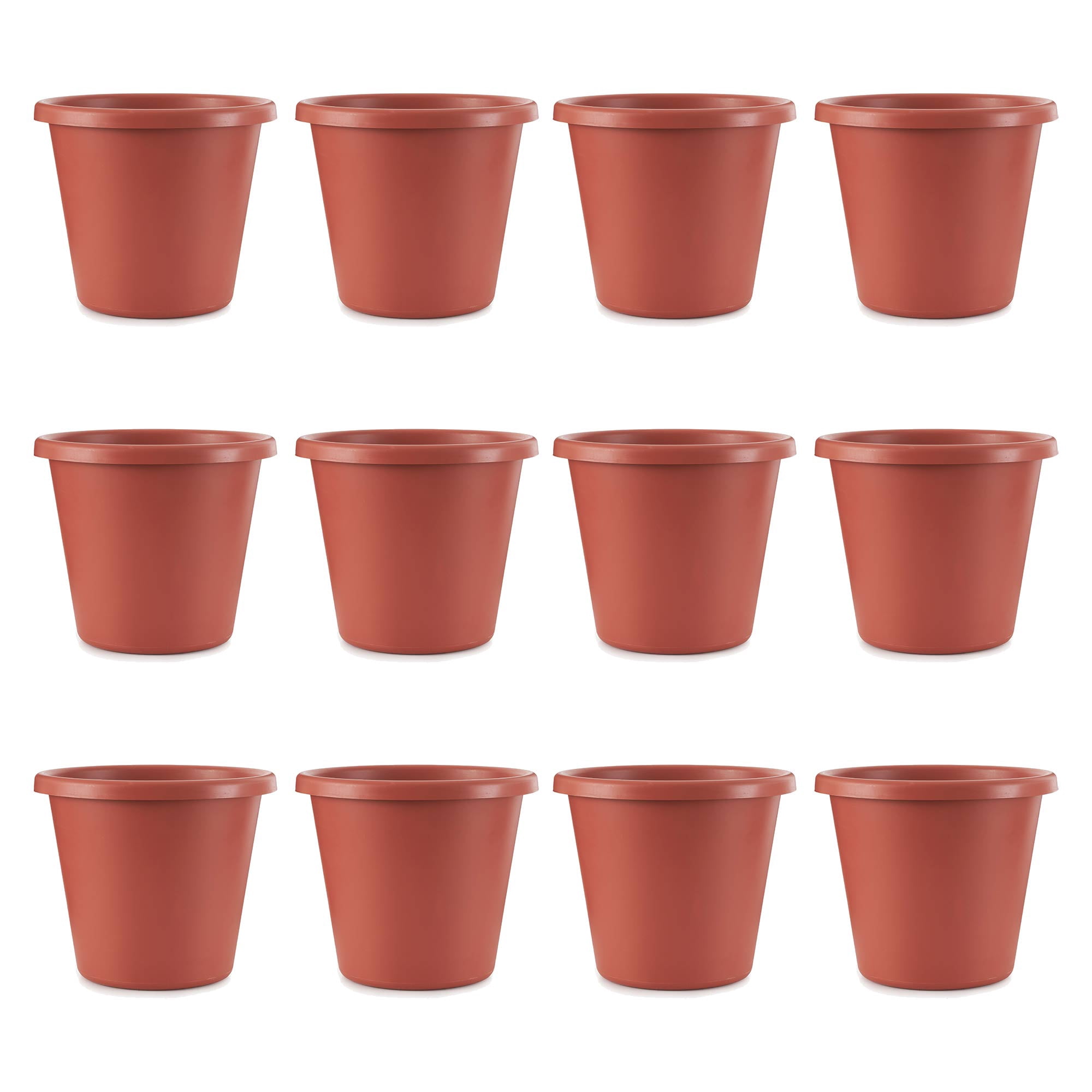 The HC Companies 20" Classic Flower Pot Planter, Terra Cotta (12 Pack ...