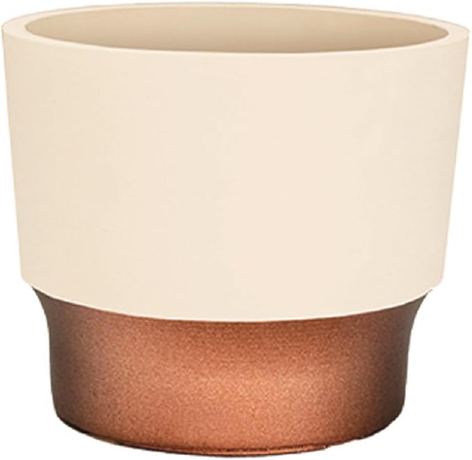 The HC Companies 7 Inch Sprite Round Planter - Small Plastic Plant Pot ...