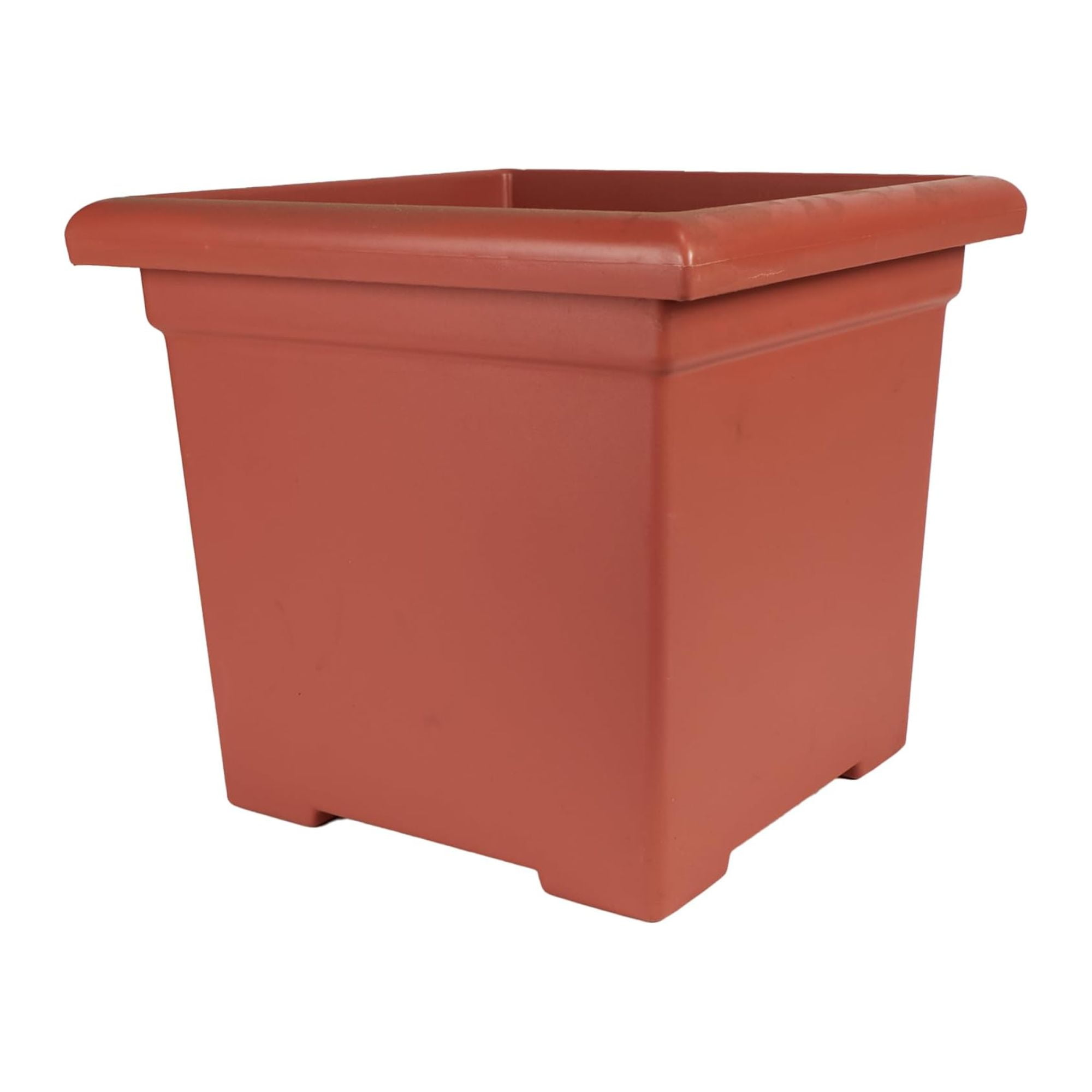 The HC Companies Accent Square Plastic Plant Pot with Drainage, 15.5 ...