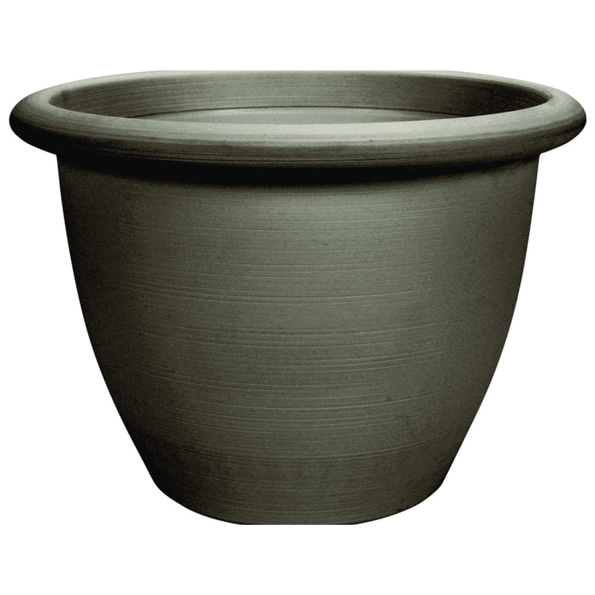 The HC Companies Sevilla Round Self-Watering Pot with Internal Disk, 16 ...