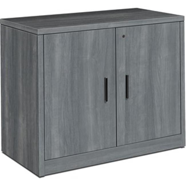 The HON 36 in. 10500 Series Sterling Ash Laminate Desking Storage ...
