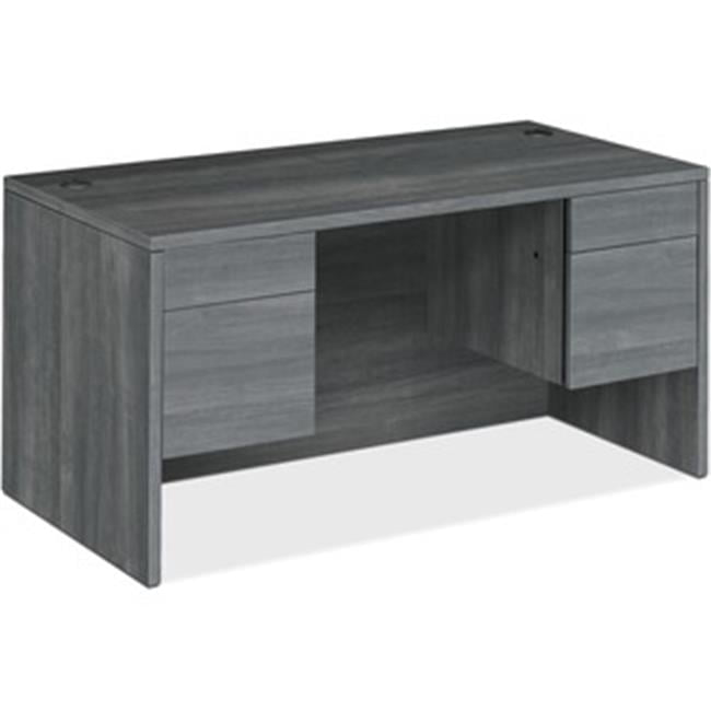 The HON 60 in. 10500 Series Sterling Ash Laminate Desking - Walmart.com