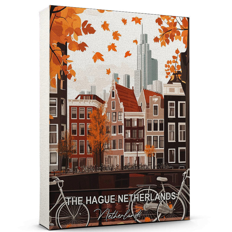 The Hague Netherlands Travel Canvas Wall Art – Netherlands Canvas – A ...