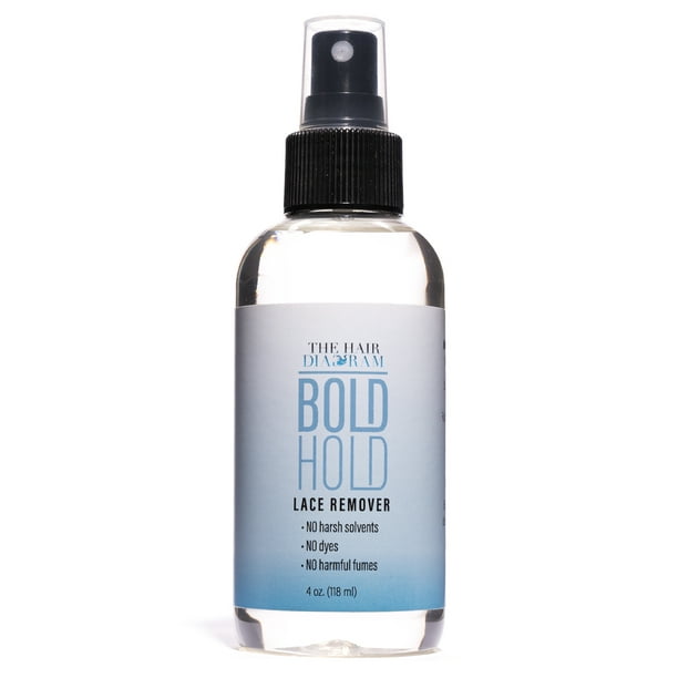 The Hair Diagram Bold Hold Lace Remover Bond Release Spray, Residue ...