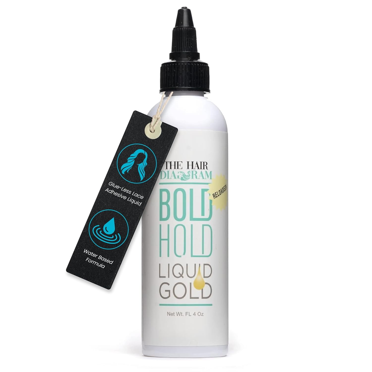 Hair Diagram Bold Hold Liquid Gold Reloaded, Temporary Hold Gel for ...