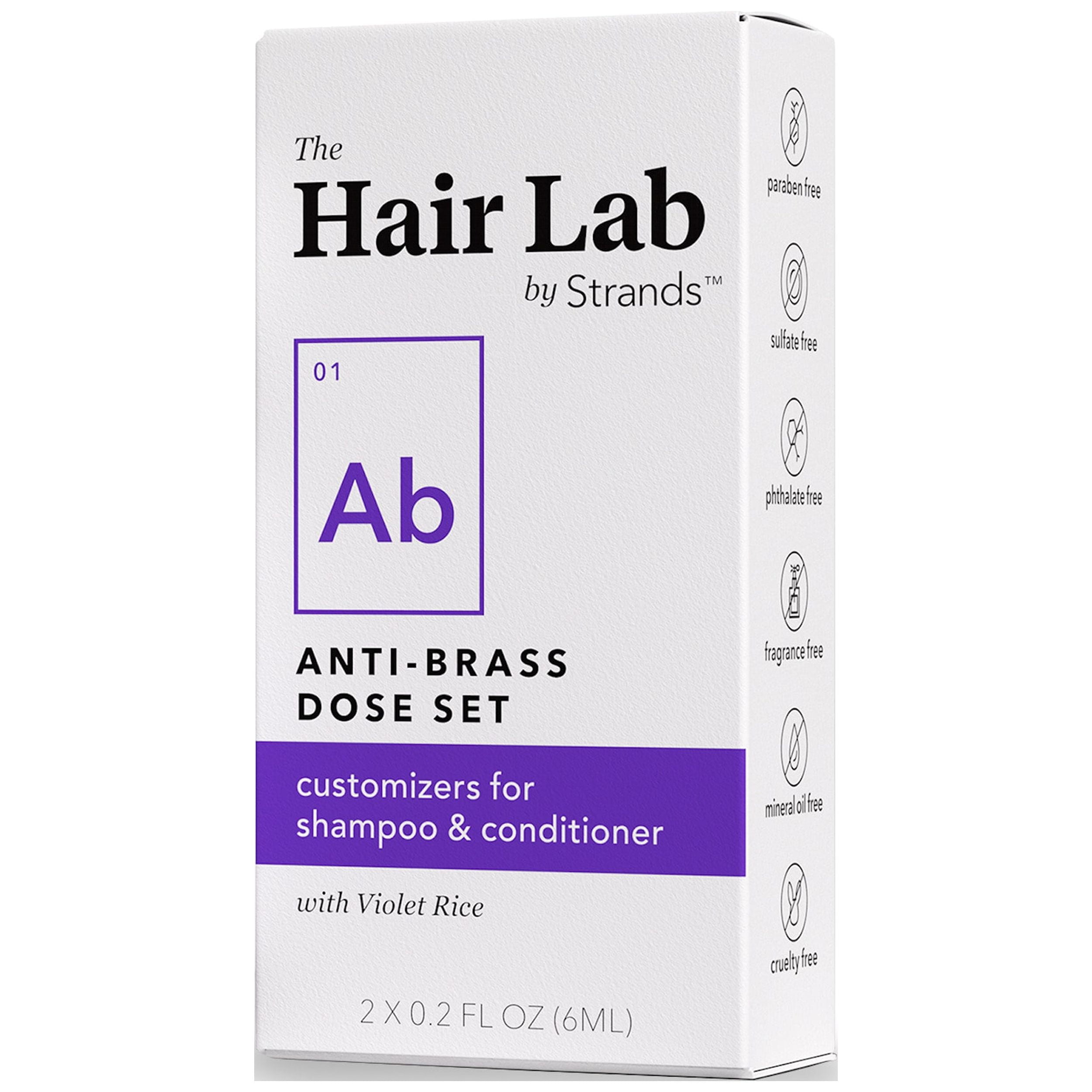 The Hair Lab Anti-Brass Custom Shampoo and Conditioner Dose Set with ...