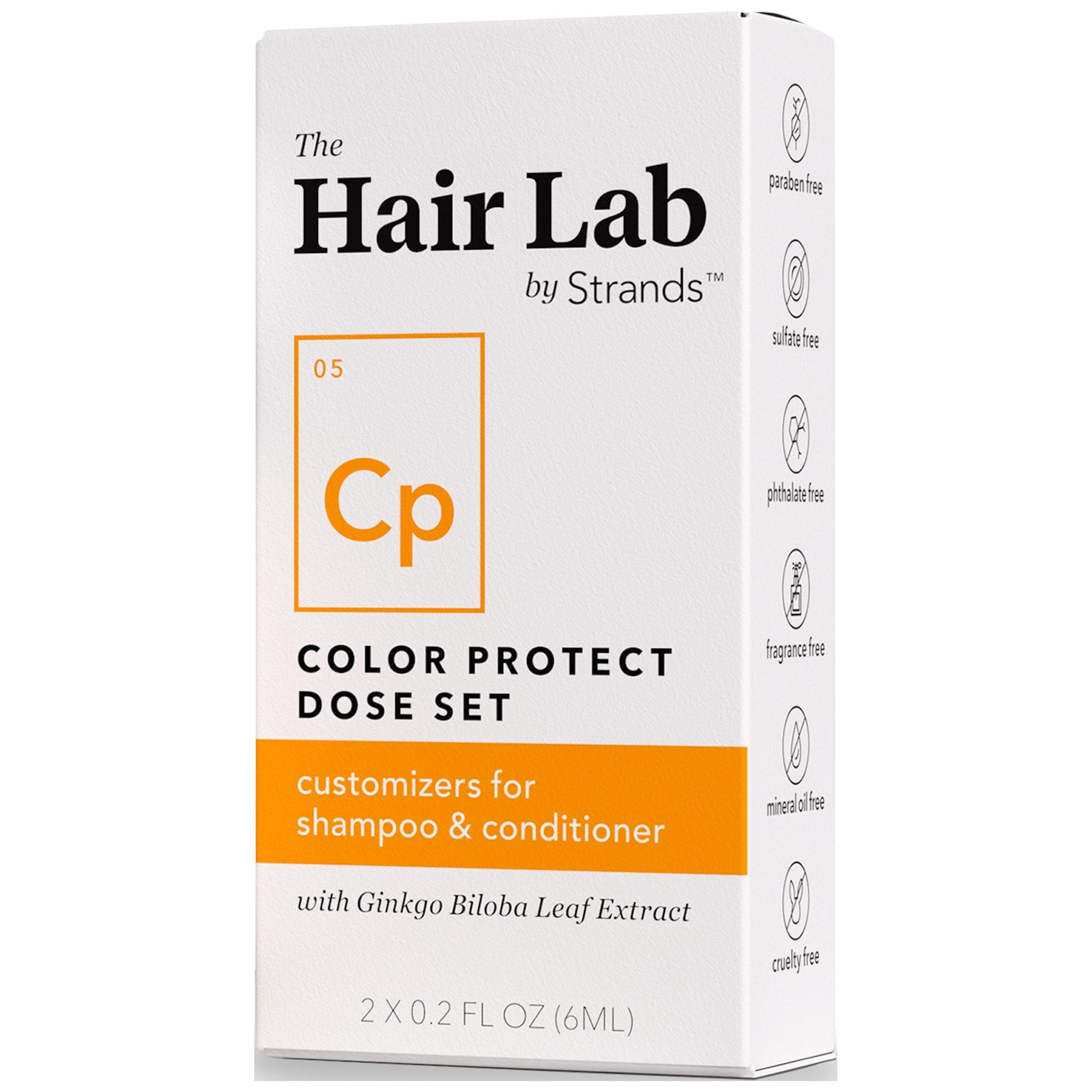 The Hair Lab Color Protect Custom Shampoo and Conditioner Dose Set with ...