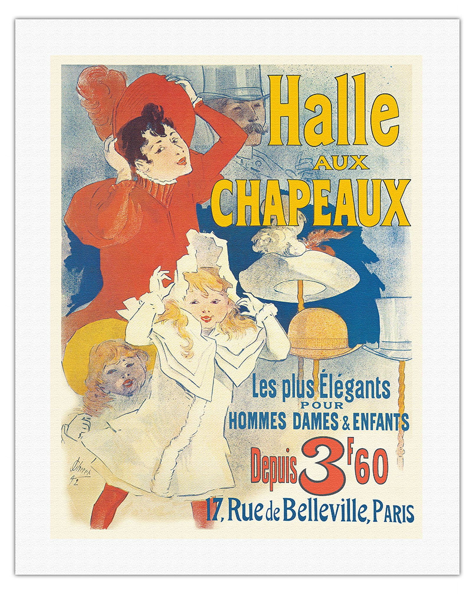 The Hall of Hats (La Halle aux Chapeaux) Store - Paris France - Vintage ...