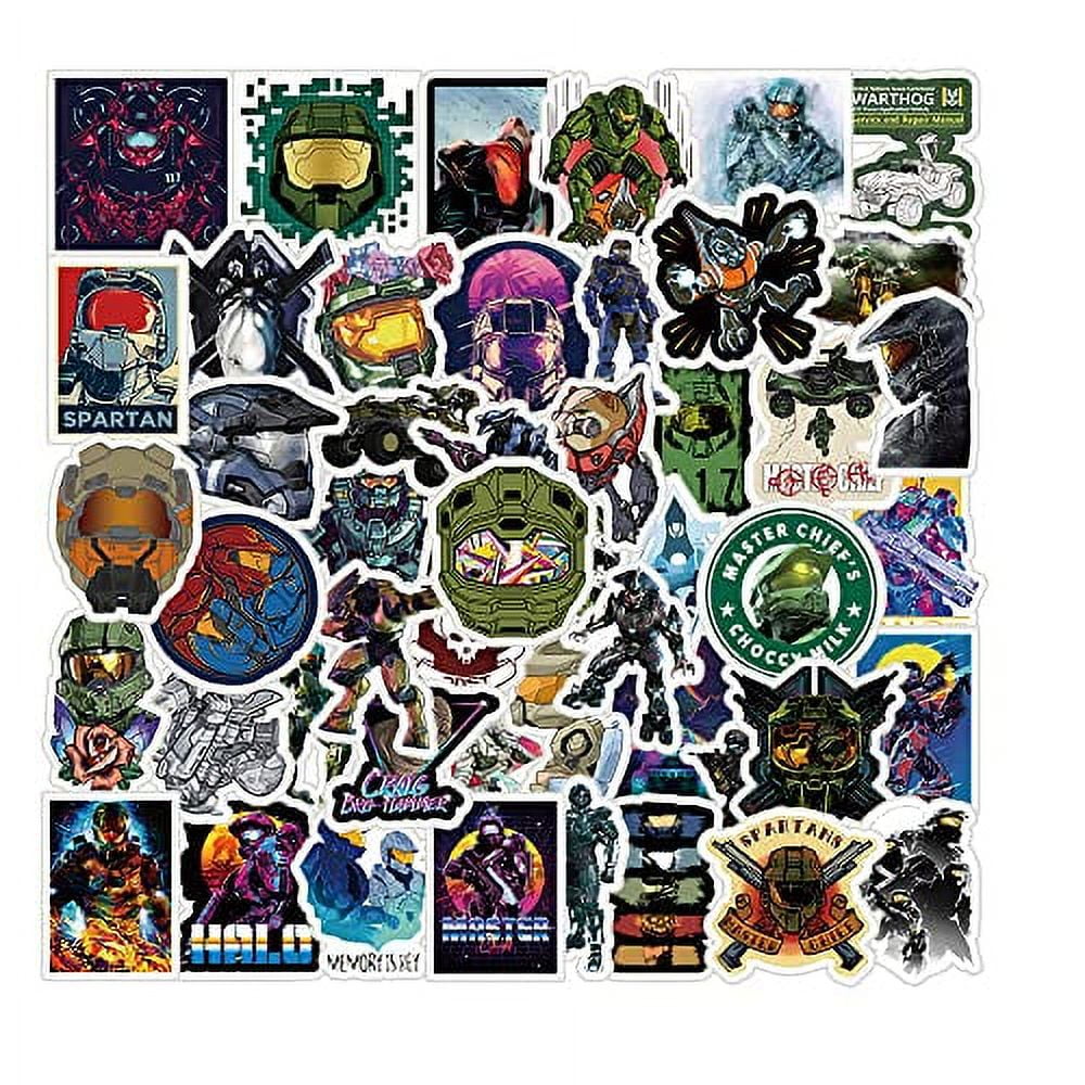 Halo Master Chief Collection Merchandise: 50 pcs Stickers Pack for ...