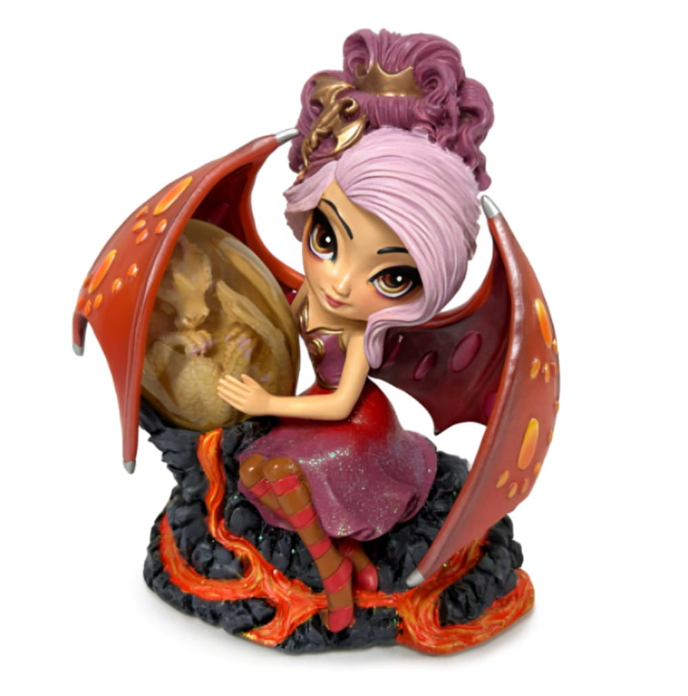 The Hamilton Collection Guardian Of The Shimmering Treasures of the Mystic Dragonlings Figurine ...