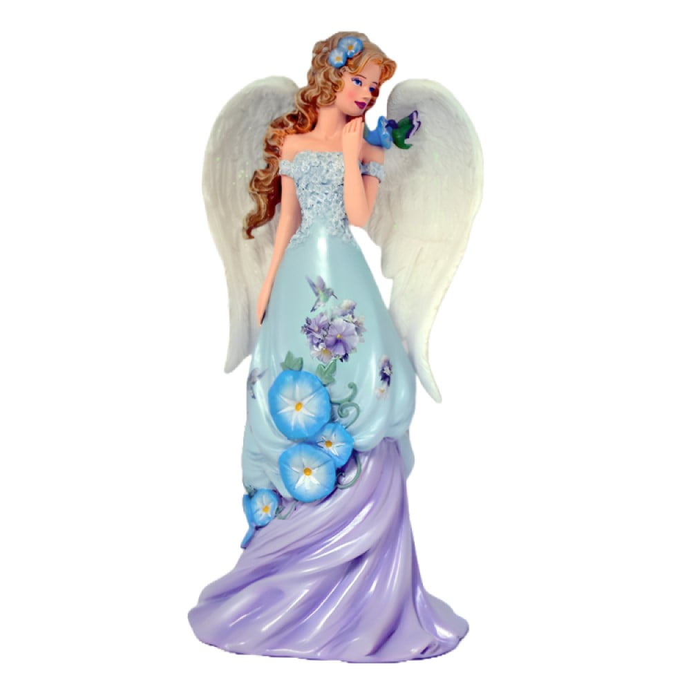 The Hamilton Collection Heavenly Delight Angel and Hummingbird ...
