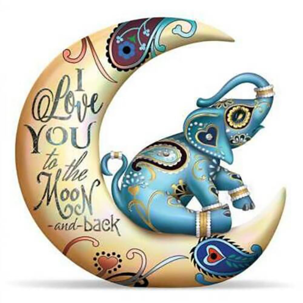 The Hamilton Collection I Love You To The Moon And Back Elephant ...