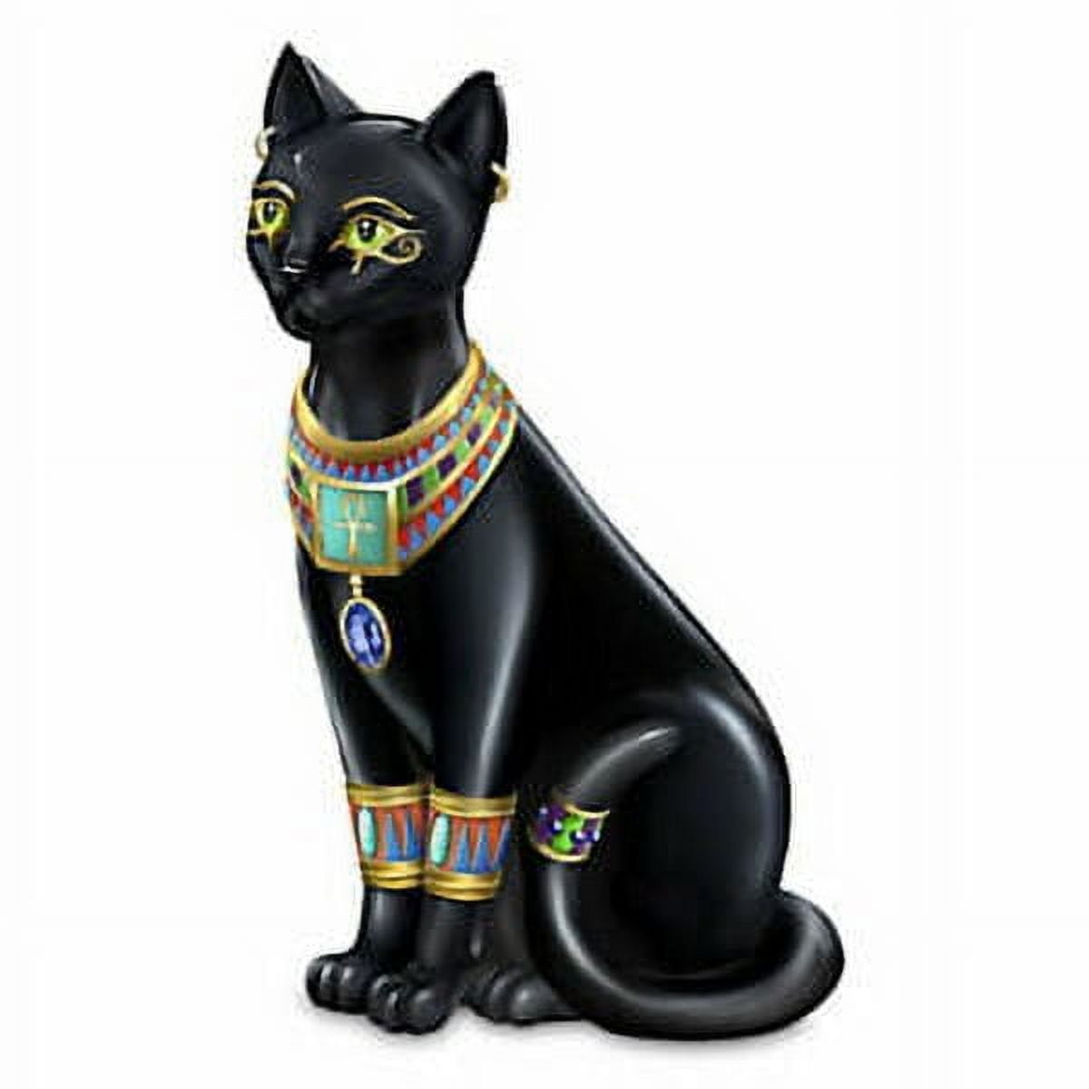 The Hamilton Collection Pharaoh of the Night Cat Figurine by Blake ...
