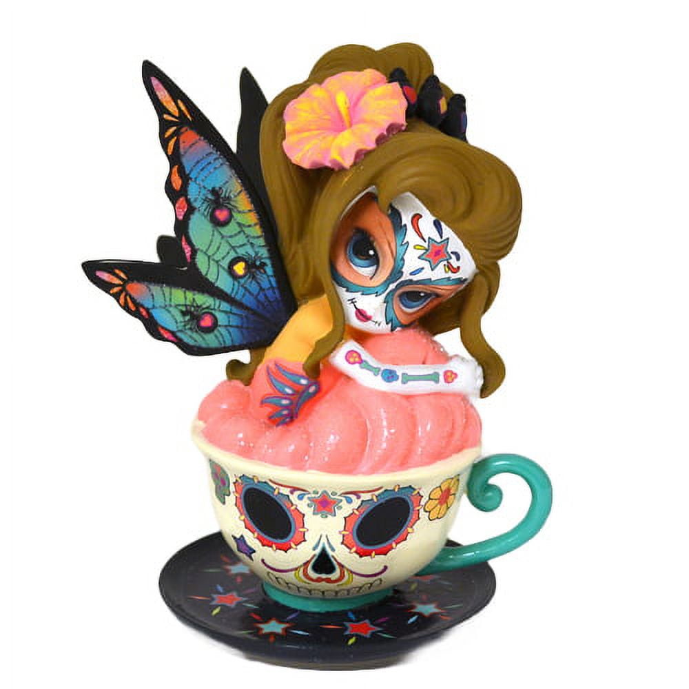 The Hamilton Collection Relaxing Rose Ella Sugar Skull Fairy Day of the ...