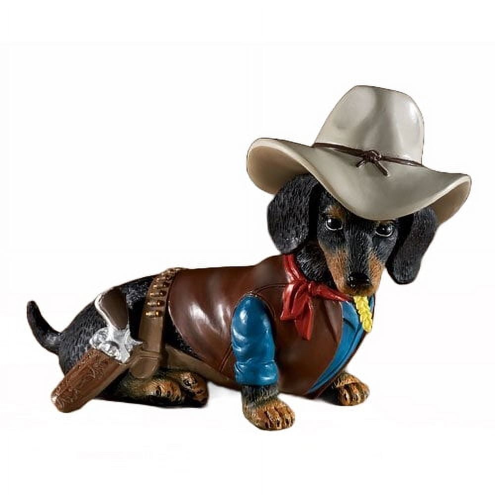 The Hamilton Collection Tails of an Outlaw Spurs n Fur Dachshund ...