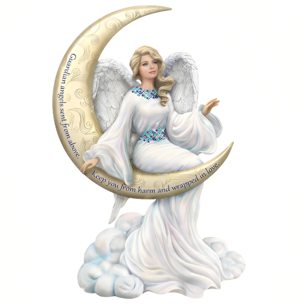 The Hamilton Collection Wrapped in Love Guardian Angel Figurine Limited ...