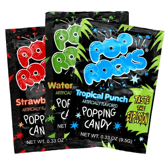 The Hampton Candy Company Pop Rocks Candy 3 Pack, Watermelon ...