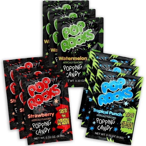 The Hampton Candy Pop Rocks Candy 9 Pack with Watermelon Strawberry ...