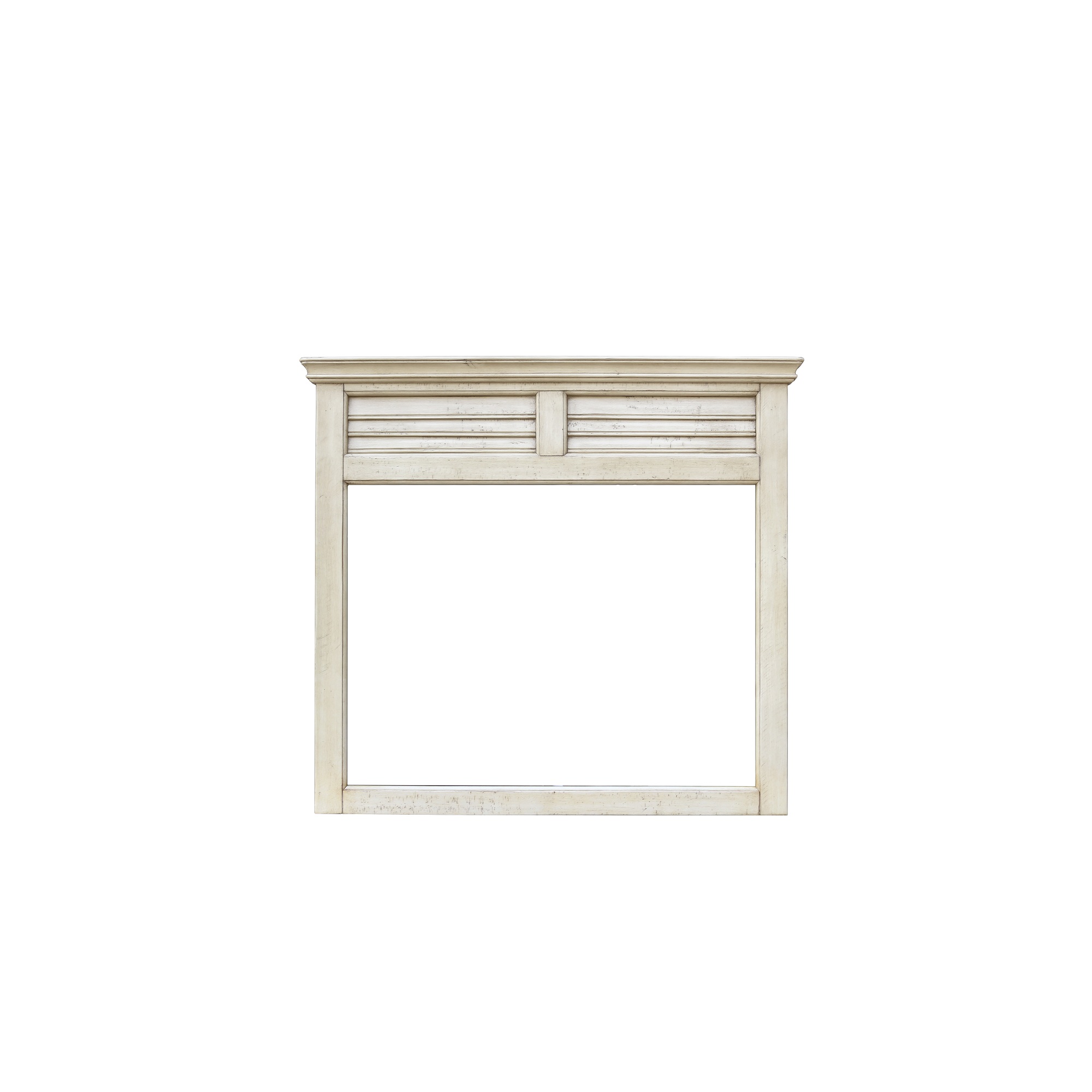The Hamptons Collection 50.25" Brown Handcrafted Rectangular Shutter ...