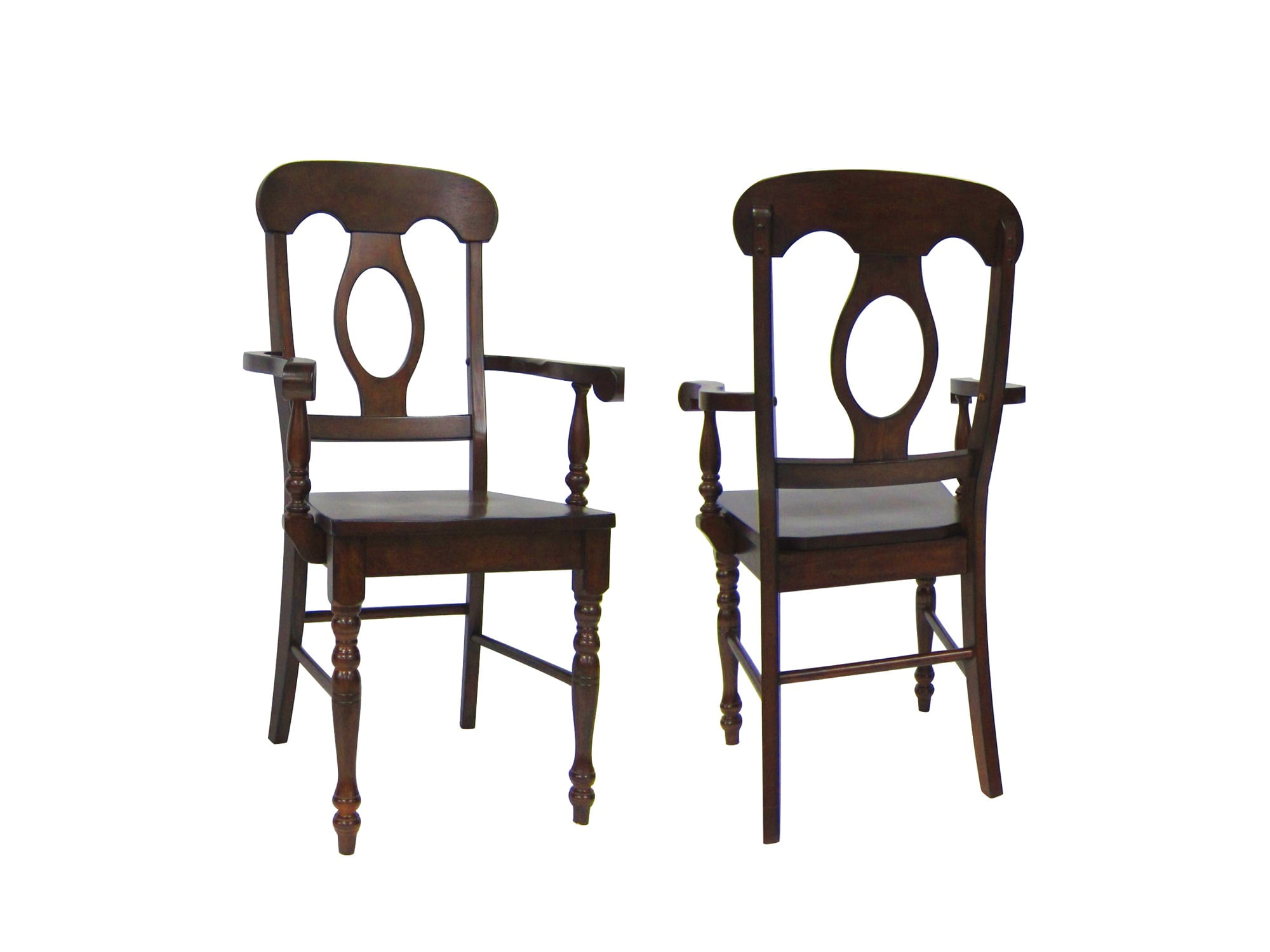 The Hamptons Collection Set of 2 Chestnut Elegant Andrews Napoleon ...
