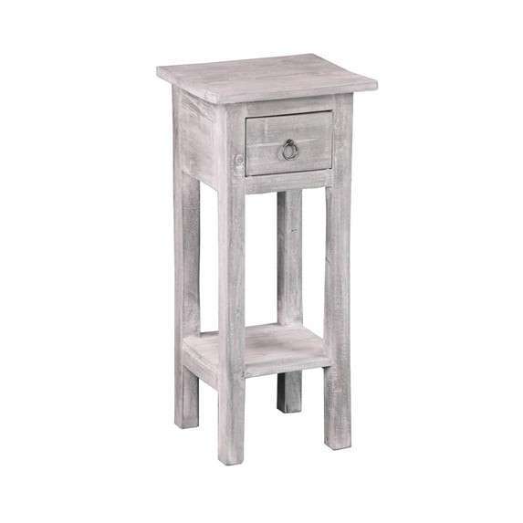The Hamptons Collection Solid Distressed Narrow Side Table - 25.75 ...