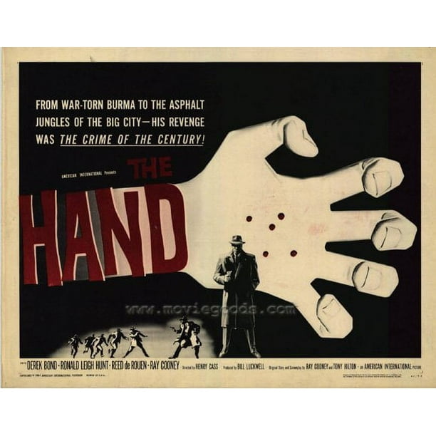 The Hand - movie POSTER (Half Sheet Style A) (22" x 28") (1960 ...