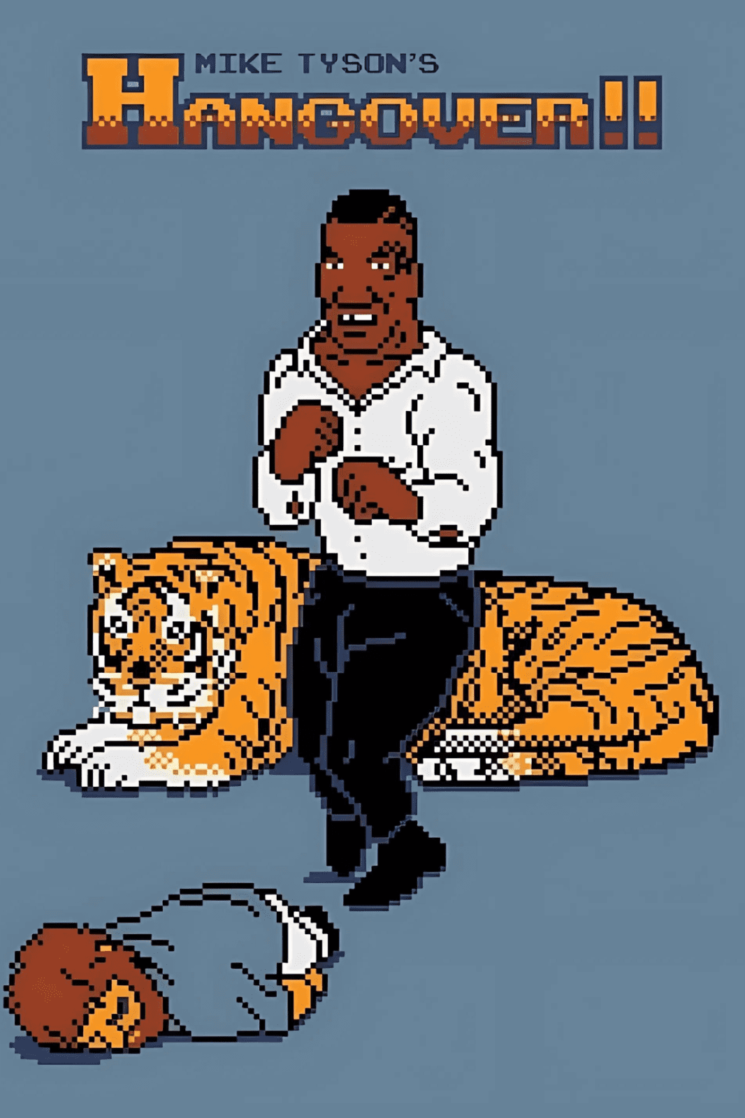 The Hangover Mike Tyson Punch Out Boxing 24x36 movie Poster bradley ...