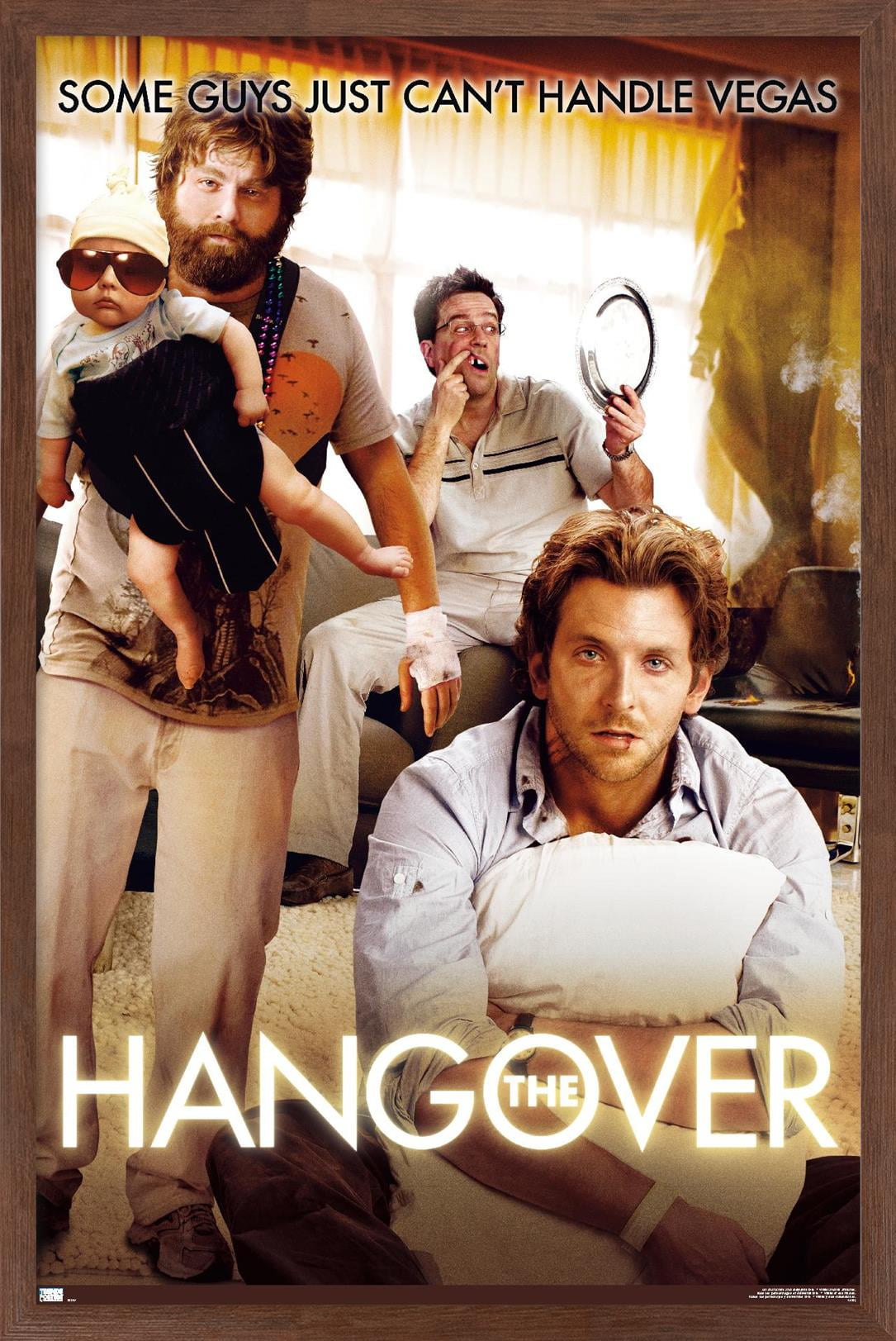 The Hangover - One Sheet Wall Poster, 22.375" x 34" Framed - Walmart.com
