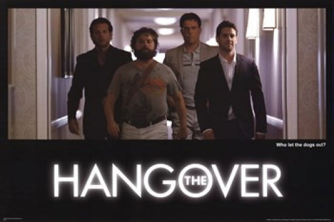 The Hangover - Who Let The Dogs Out Poster - 22 x 34 inches - Walmart.com