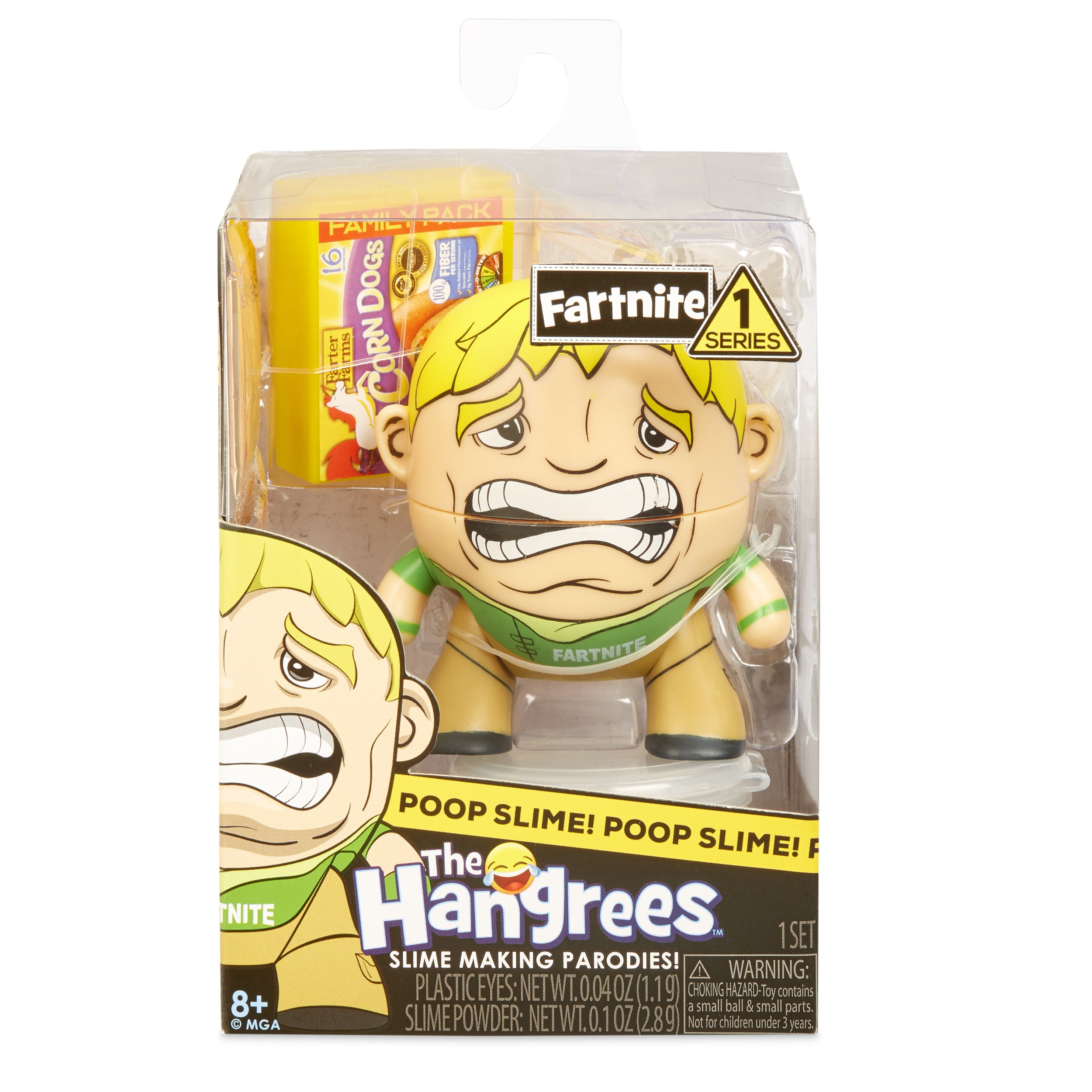 The Hangrees Fartnite Collectible Parody Figure with Slime - Walmart.com